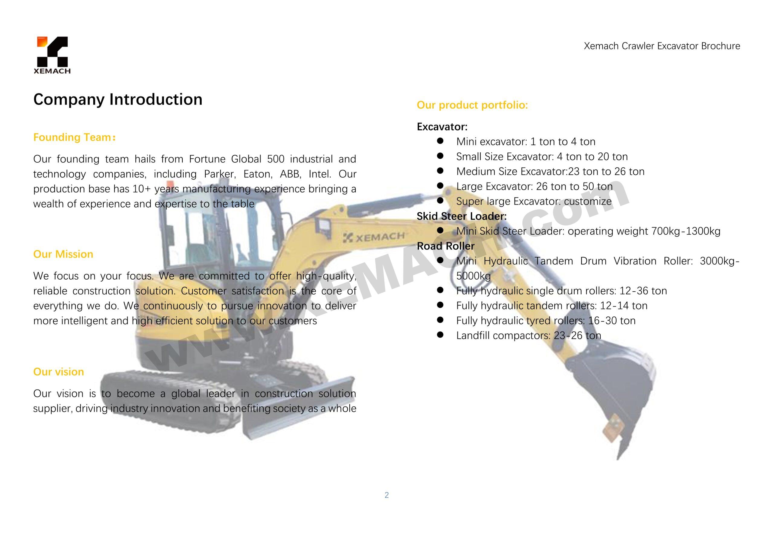 Xemach Large Excavator Catalog_XY Series - XeMach - Heavy Xemach Large Excavator Catalog_XY Series - XeMach - Heavy